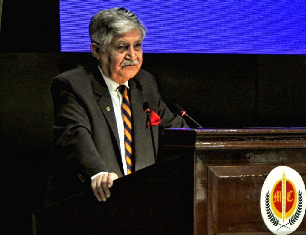 New Delhi : Former Chief of Army Staff General Ved Prakash addresses
