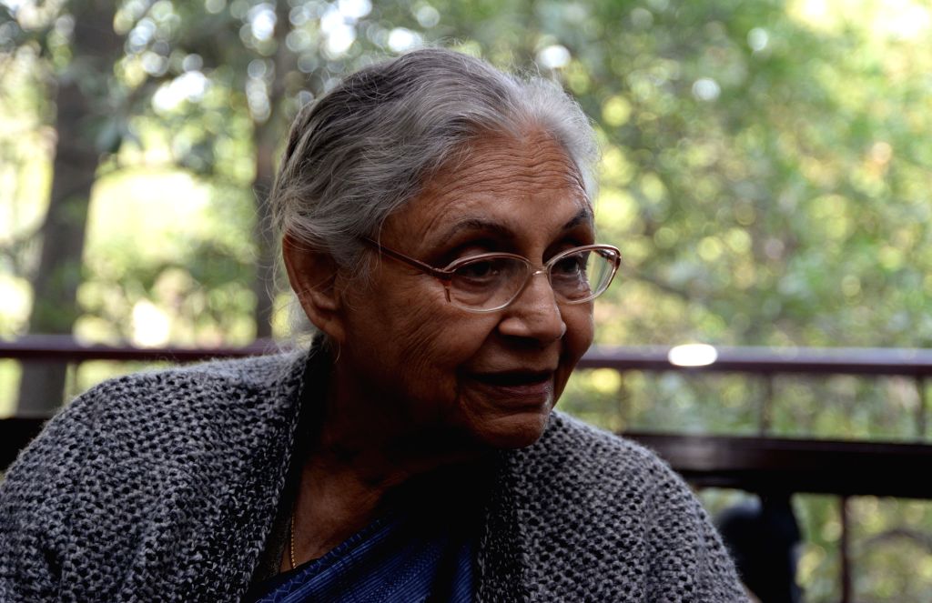 Sheila Dixit during an interview with IANS