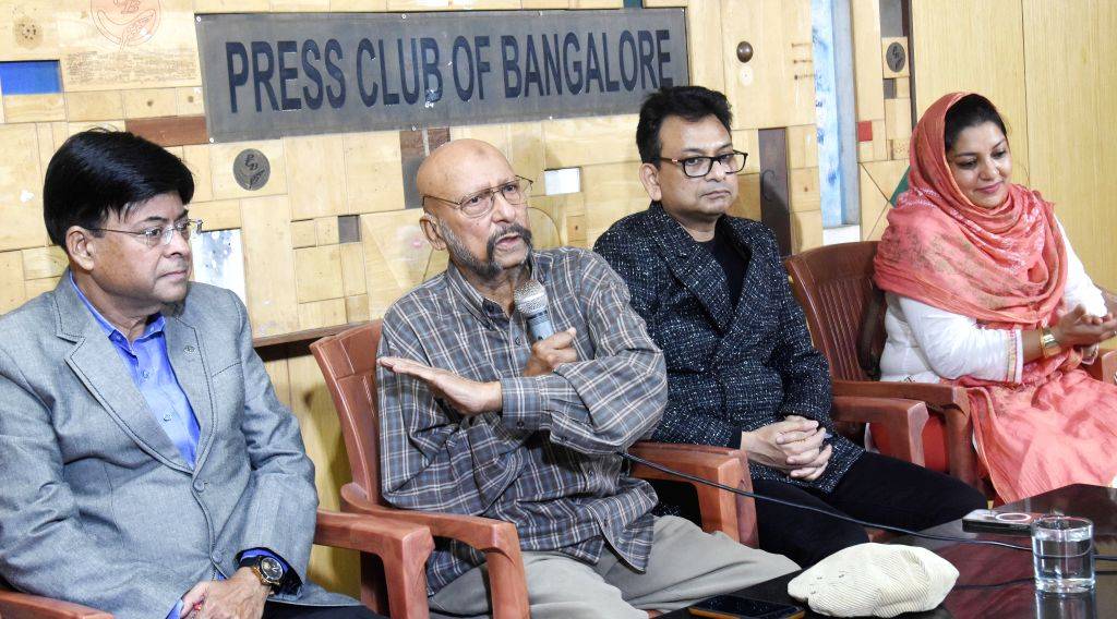 Former Indian cricketer Syed Kirmani during a press conference