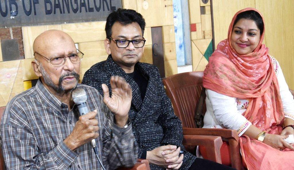 Former Indian cricketer Syed Kirmani during a press conference