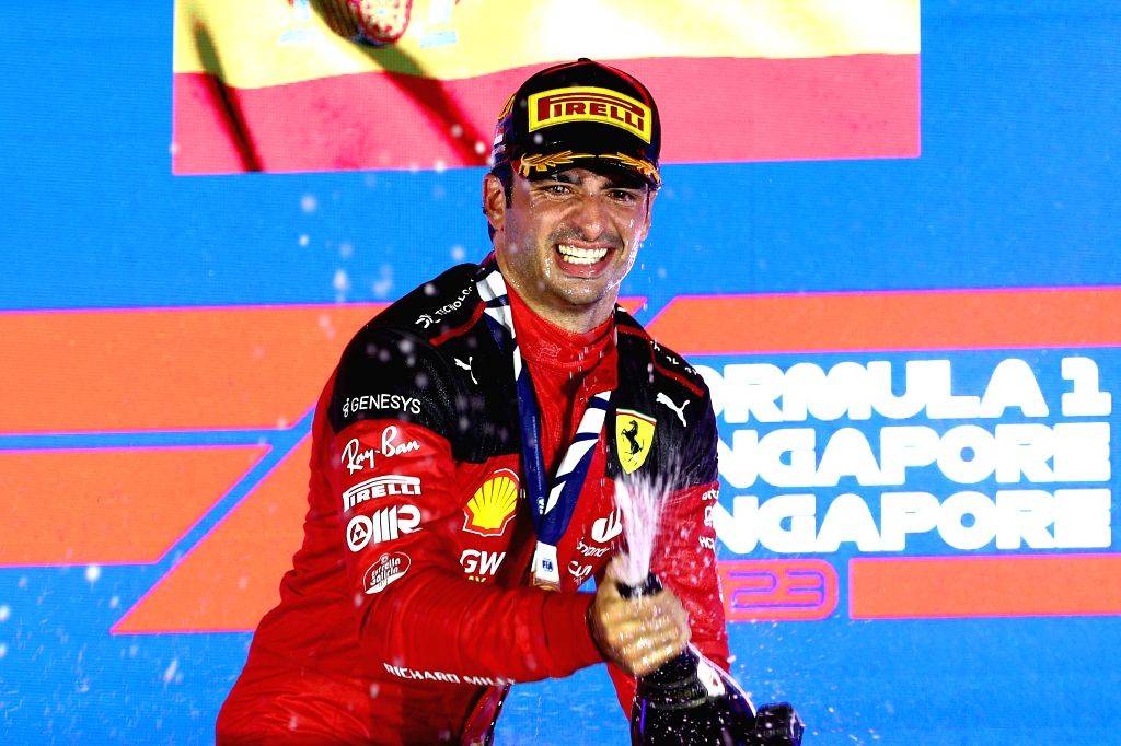 Formula 1: Ferrari's Carlos Sainz wins Singapore GP for second career win