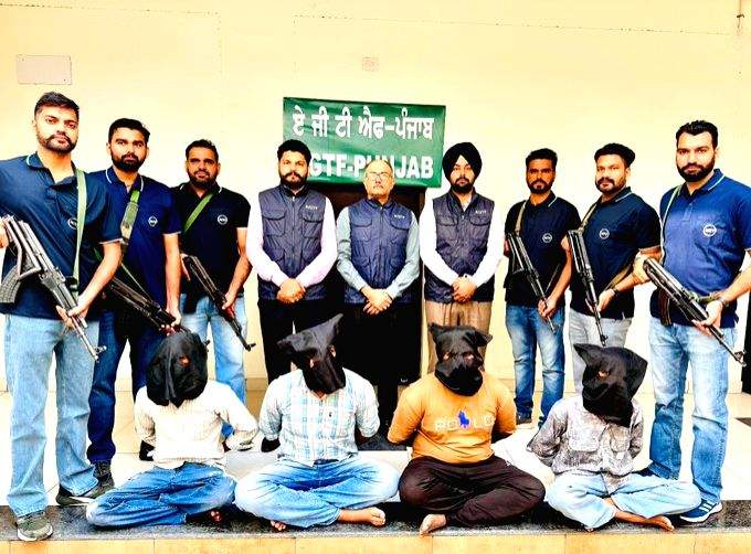 Four Bambiha gang members arrested in Punjab, weapons seized