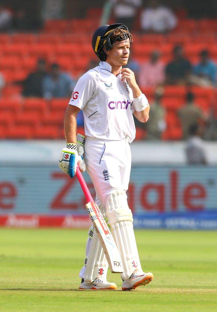 Fourth day of the first Test cricket match between India and England
