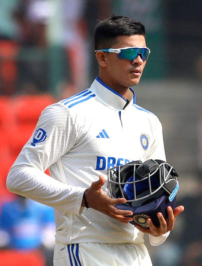 Fourth day of the first Test cricket match between India and England