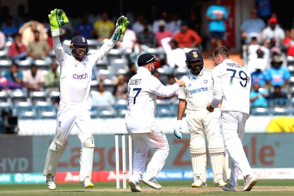 Fourth day of the first Test cricket match between India and England