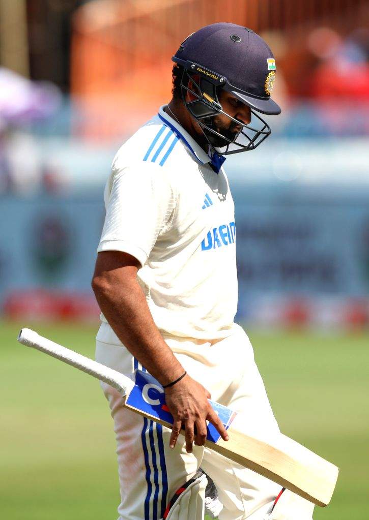 Fourth day of the first Test cricket match between India and England