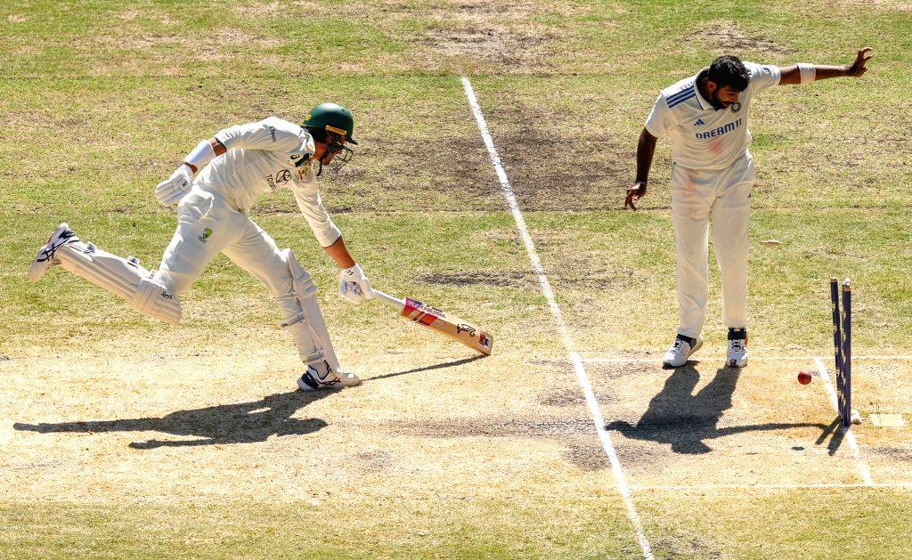 Fourth day of the fourth cricket test match between India and Australia