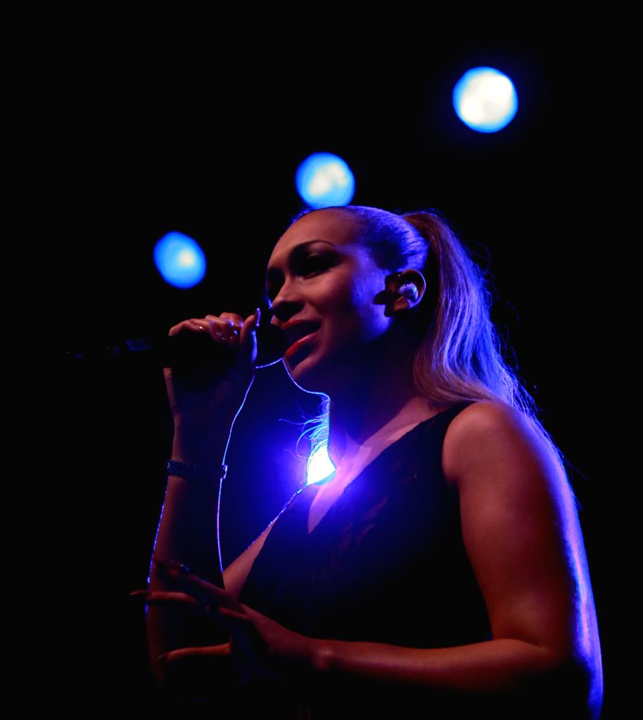 Rebecca Ferguson performs in Frankfurt