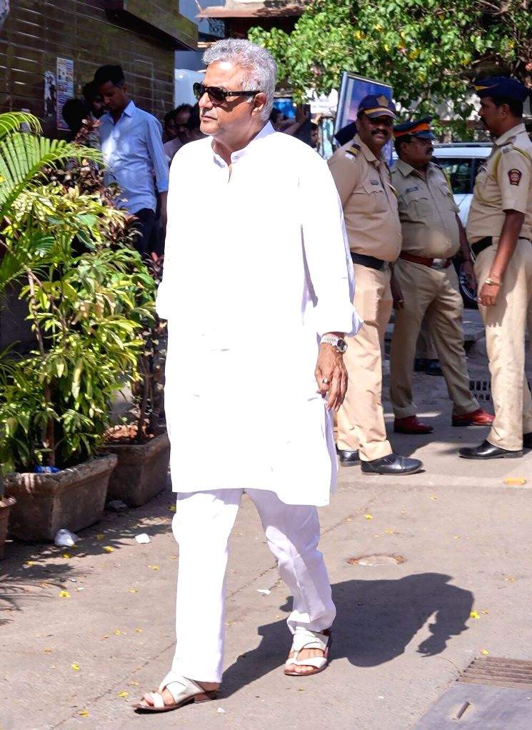 Funeral of Former CBFC Chairperson Pahlaj Nihalani