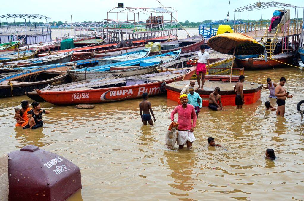 Ganga River Water Level Rises in Varanasi