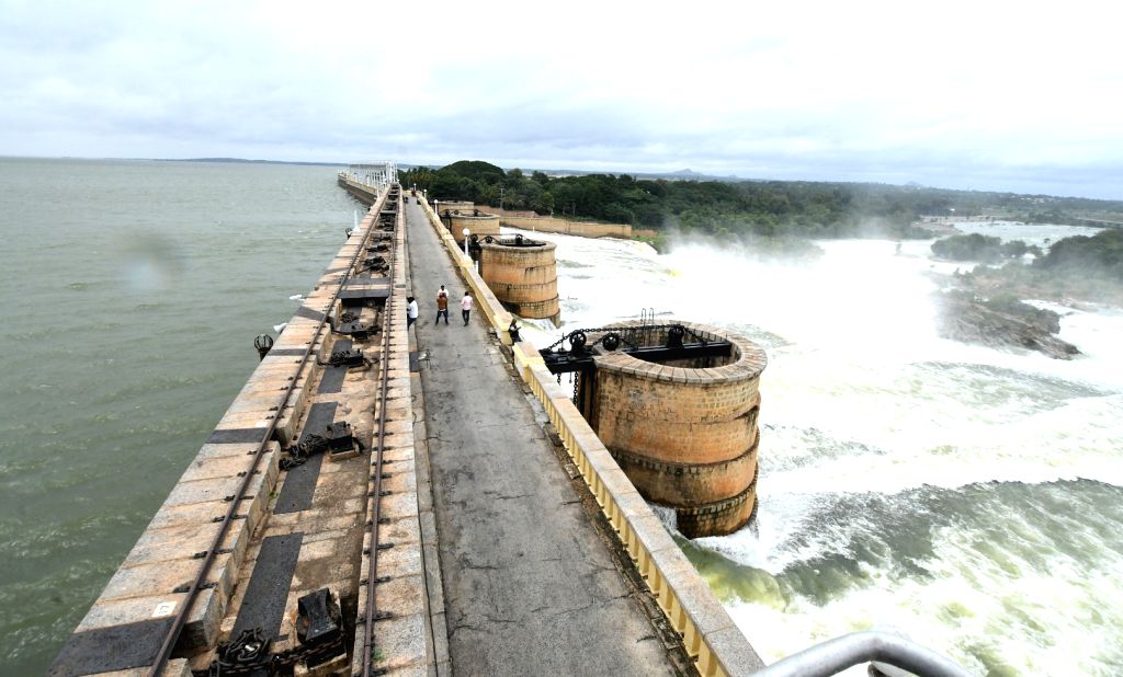 50, 000 cusecs of water released from KRS Dam