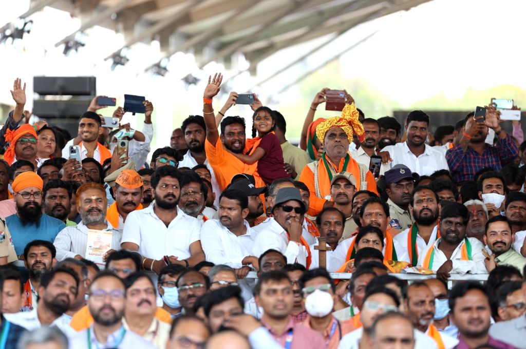 Hyderabad : Flagging off ceremony of Vande Bharat Express, in Hyderabad