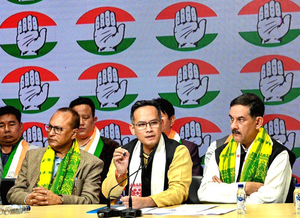 Gaurav Gogoi Addresses Media