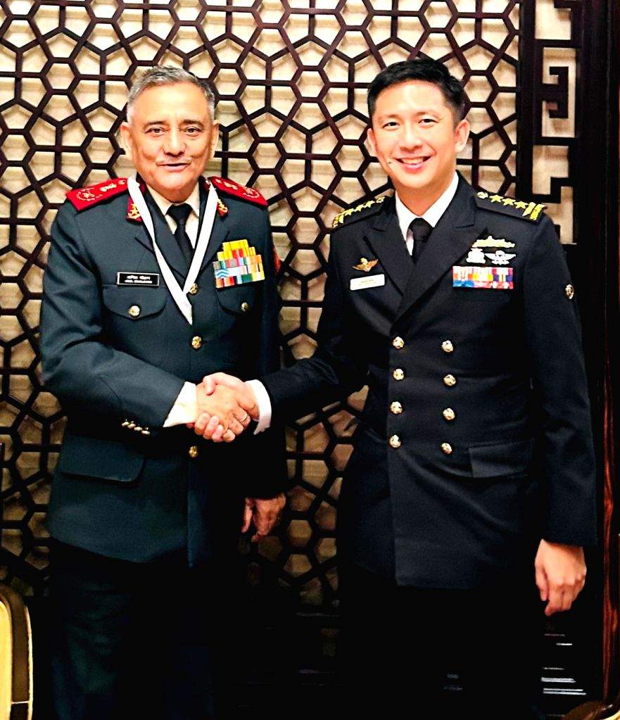General Anil Chauhan holds talks with Singapore counterpart