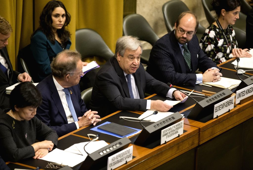 SWITZERLAND-GENEVA-UN CONFERENCE ON DISARMAMENT-GUTERRES