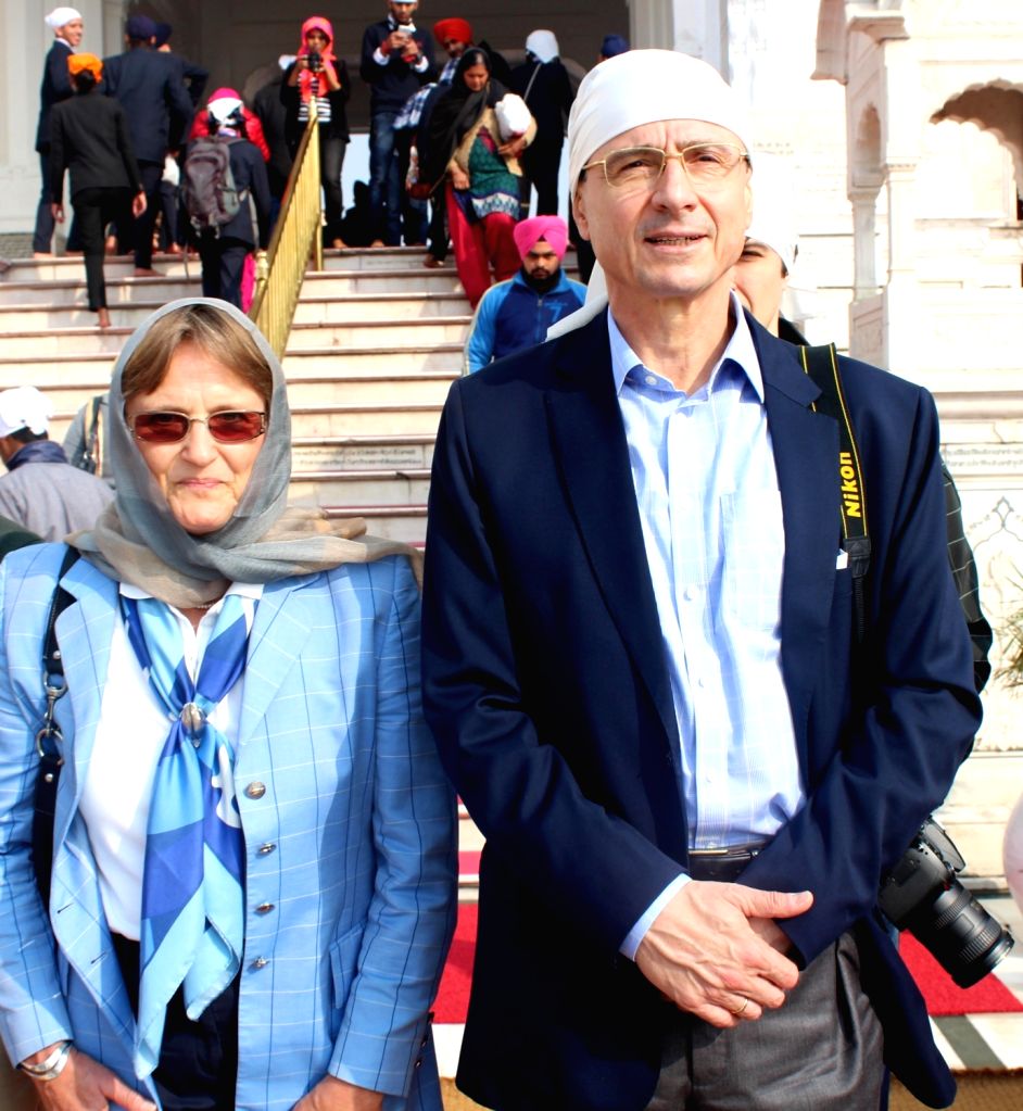 German Ambassador Martin Ney at Golden Temple