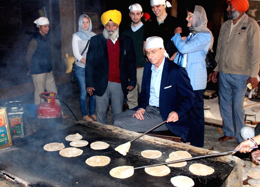 German Ambassador Martin Ney at Golden Temple