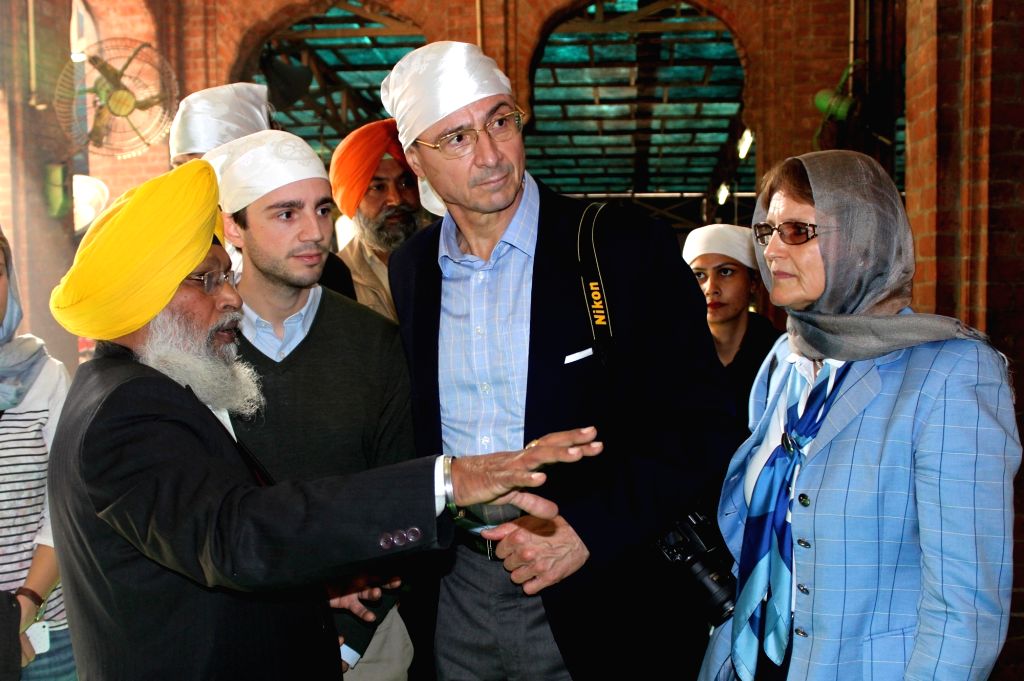 German Ambassador Martin Ney at Golden Temple