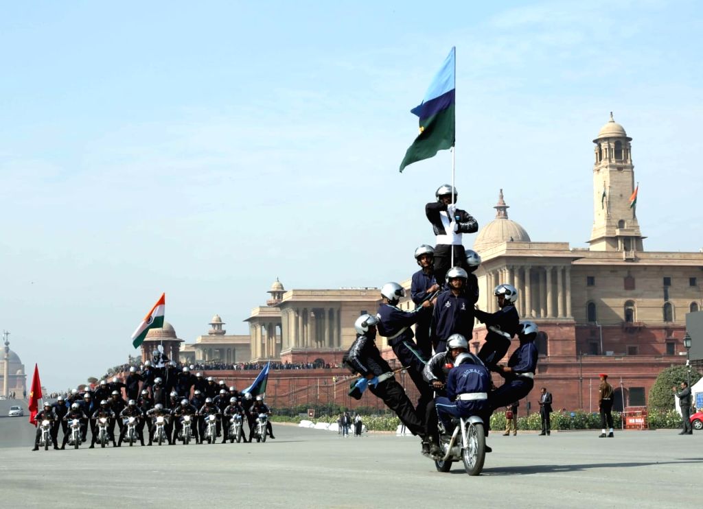 Free Photo :Glimpses of Republic Day parade rehearsals at Kartavya Path ...