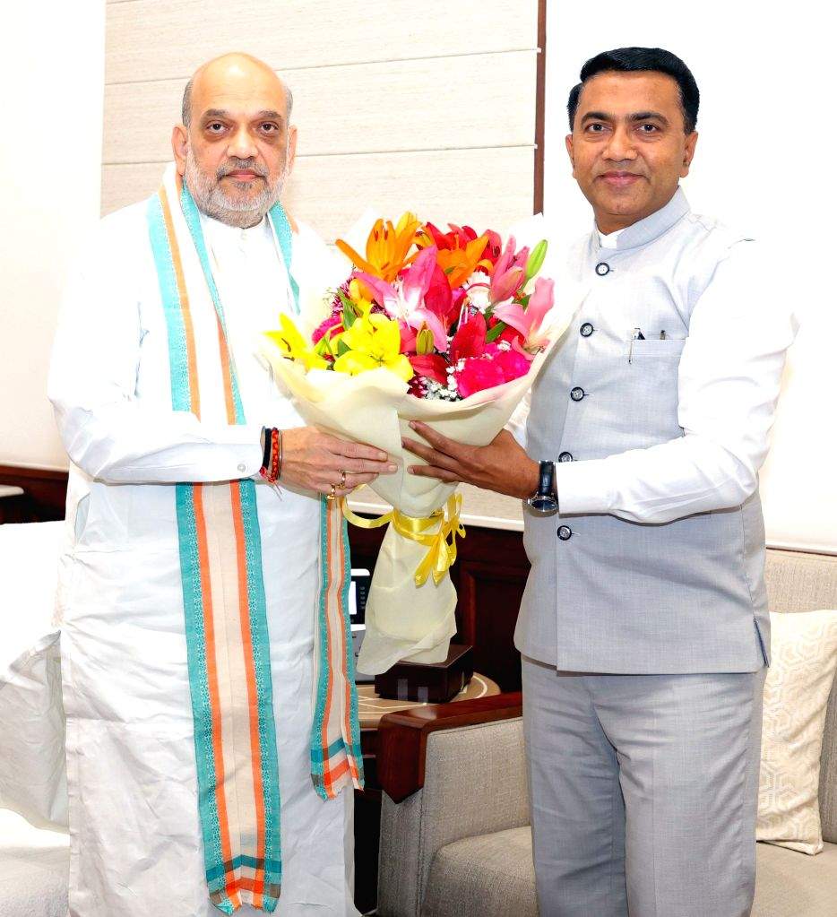 Goa CM Pramod Sawant meets Home Minister Amit Shah
