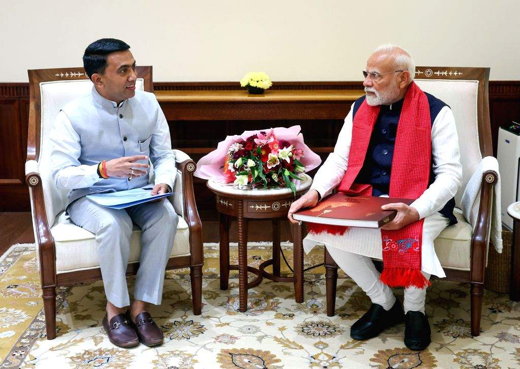 Goa CM Pramod Sawant Meets PM Modi