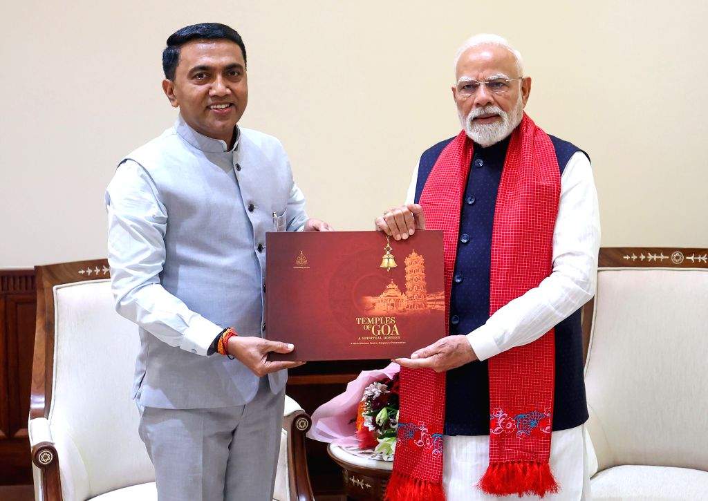 Goa CM Pramod Sawant Meets PM Modi