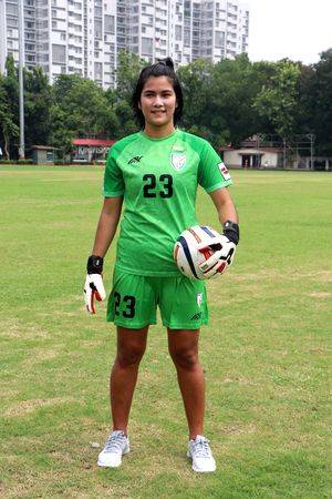 Goalkeeper Panthoi Chanu becomes first Indian footballer to play in an ...