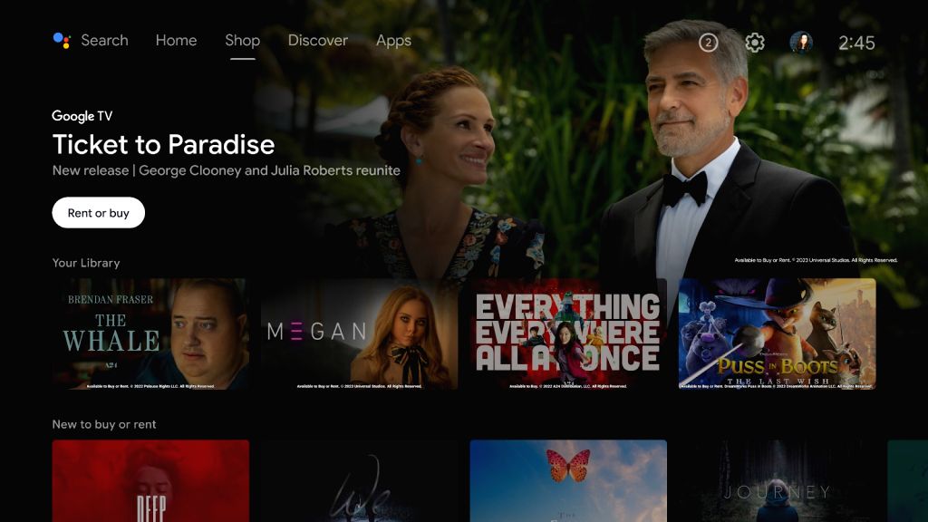 Google introduces Shop tab on Android TV