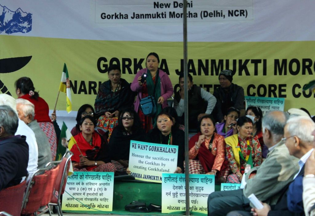 Gorkha Janmukti Morcha demonstration