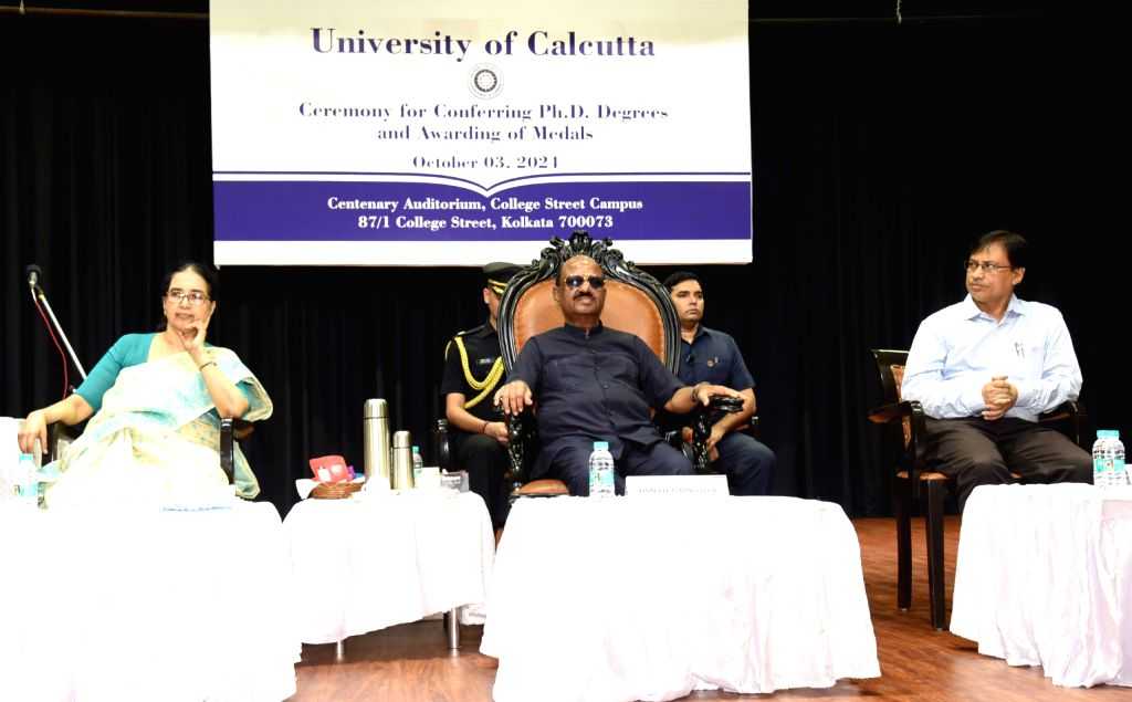 Governor of West Bengal C. V. Ananda Bose attends the ceremony for ...