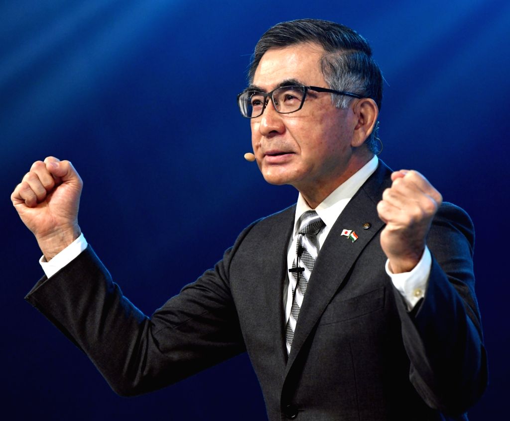 Suzuki Motor Corporation President Toshihiro Suzuki Speaks During The