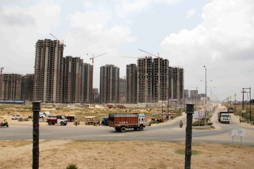 Greater Noida: Under-construction skyscrapers