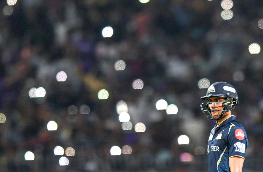 Kolkata : GT batsman Shubman Gill during the IPL 2023 match