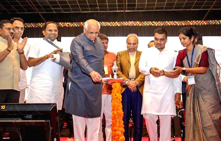 Gujarat CM Bhupendra Patel attends the Gujarat Cultural Warrior Award ...