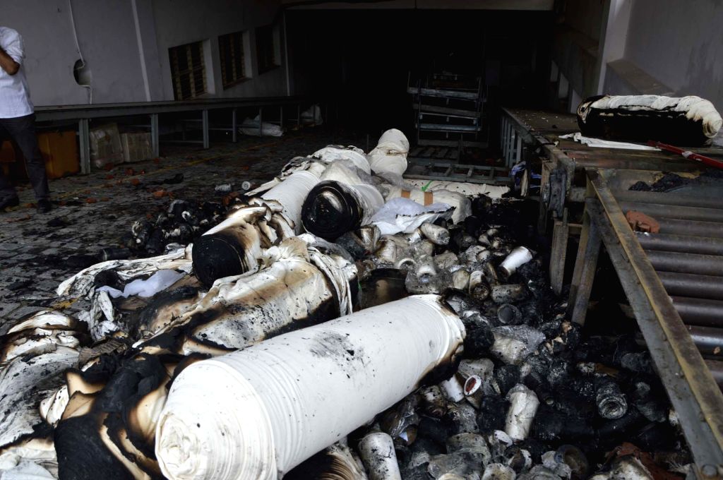 Arson in Gurgaon