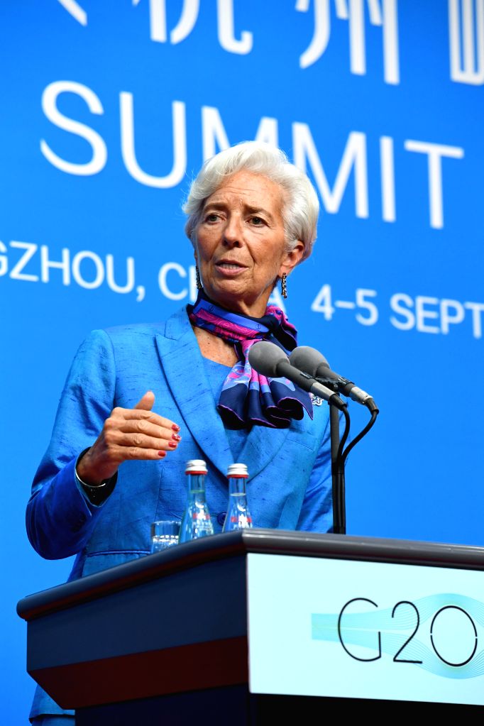 (G20 SUMMIT)CHINA-HANGZHOU-G20-IMF-CHRISTINE LAGARDE-PRESS CONFERENCE