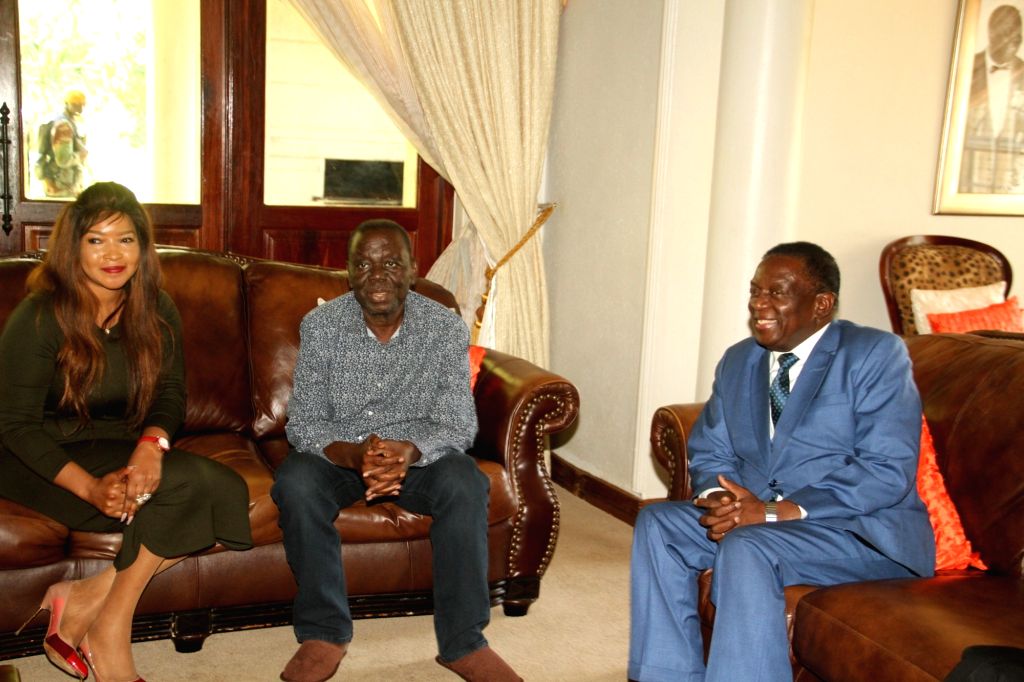 ZIMBABWE-HARARE-PRESIDENT-OPPOSITION PARTY-LEADER-MEETING