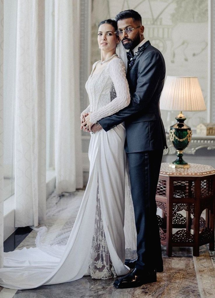 Hardik, Natasa take marriage vows again on Valentine's Day