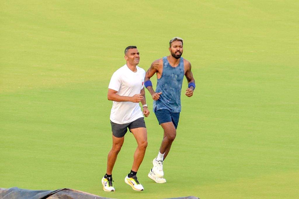 Hardik Pandya During Practice Session