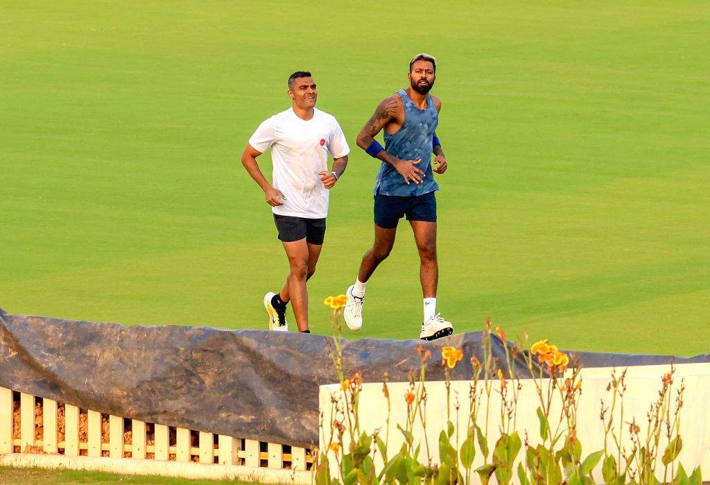 Hardik Pandya During Practice Session