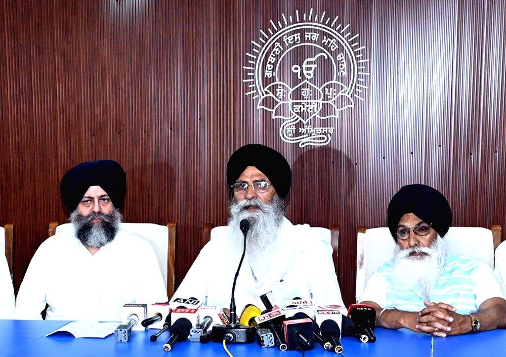 Harjinder Singh Dhami addresses press conference