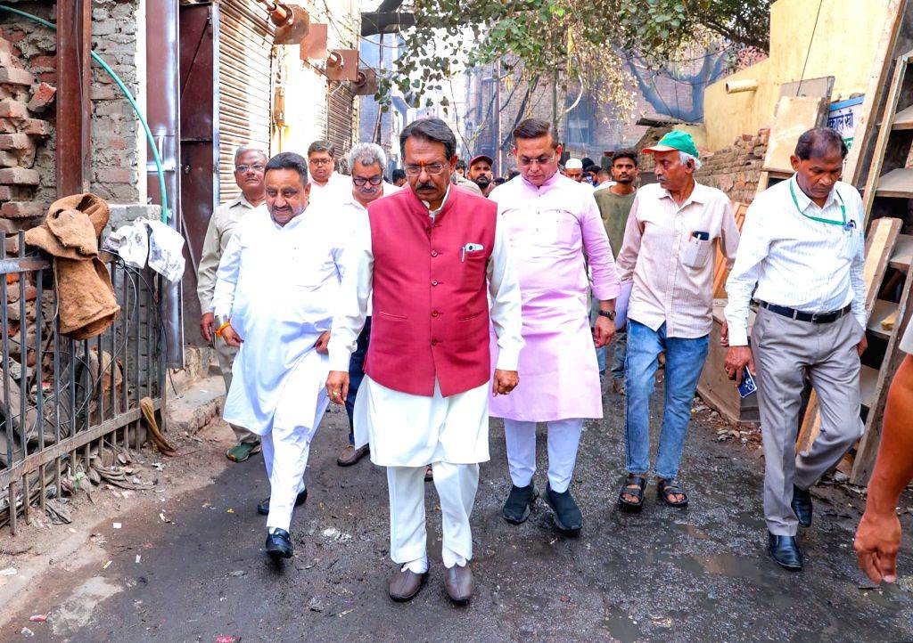 Harsh Malhotra meets families affected by Valmiki Basti fire