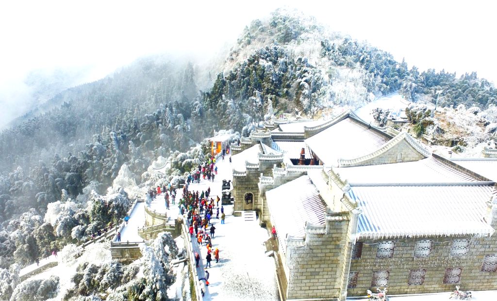 CHINA-HUNAN-SNOW-SCENERY