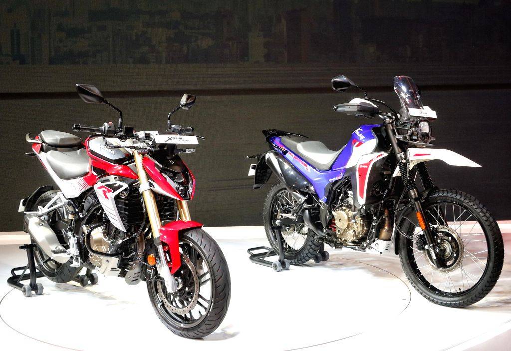 Hero MotoCorp unveils Xtreme 250R and Xpulse 210 at the Bharat Mobility ...