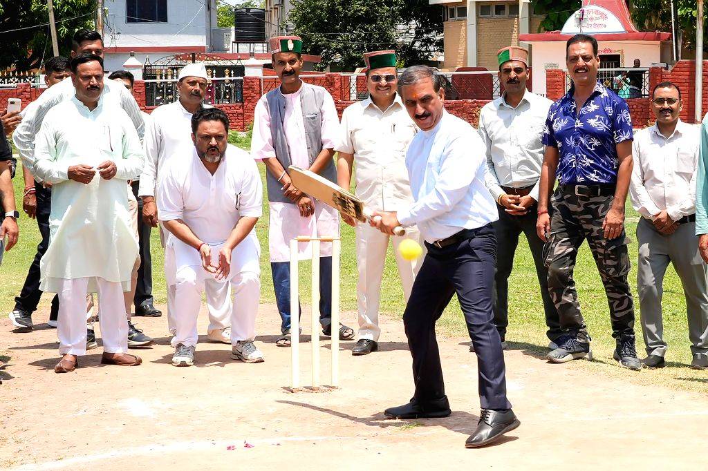 Himachal CM Sukhu inaugurates anti-drug cricket match in Dehra