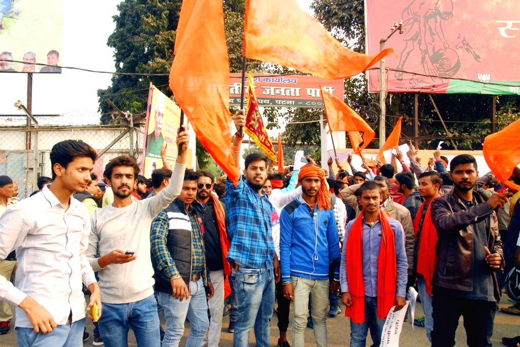 Hindu activists' demonstration
