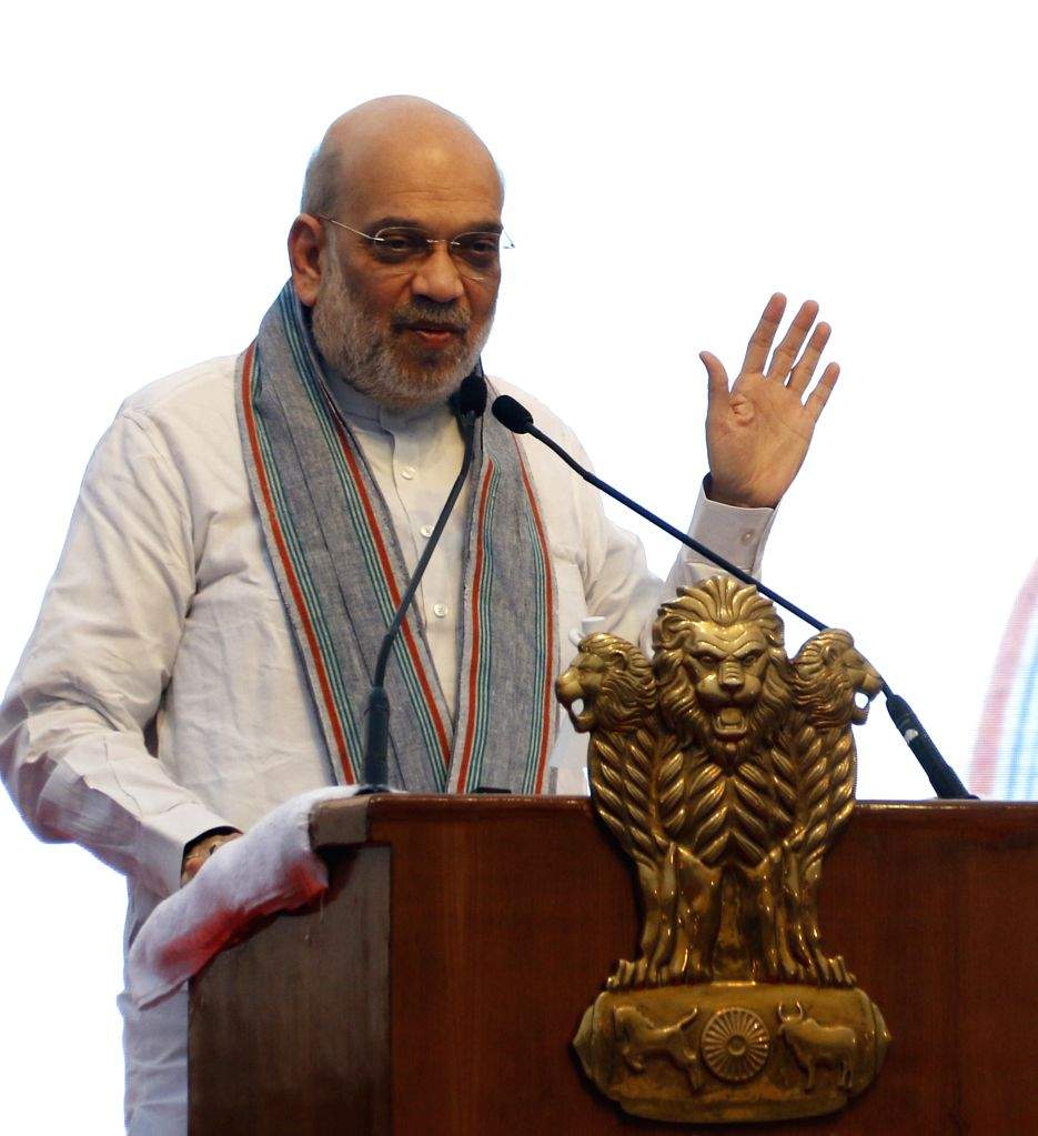 HM Amit Shah attends the celebration of the Foundation Day of Gujarat ...