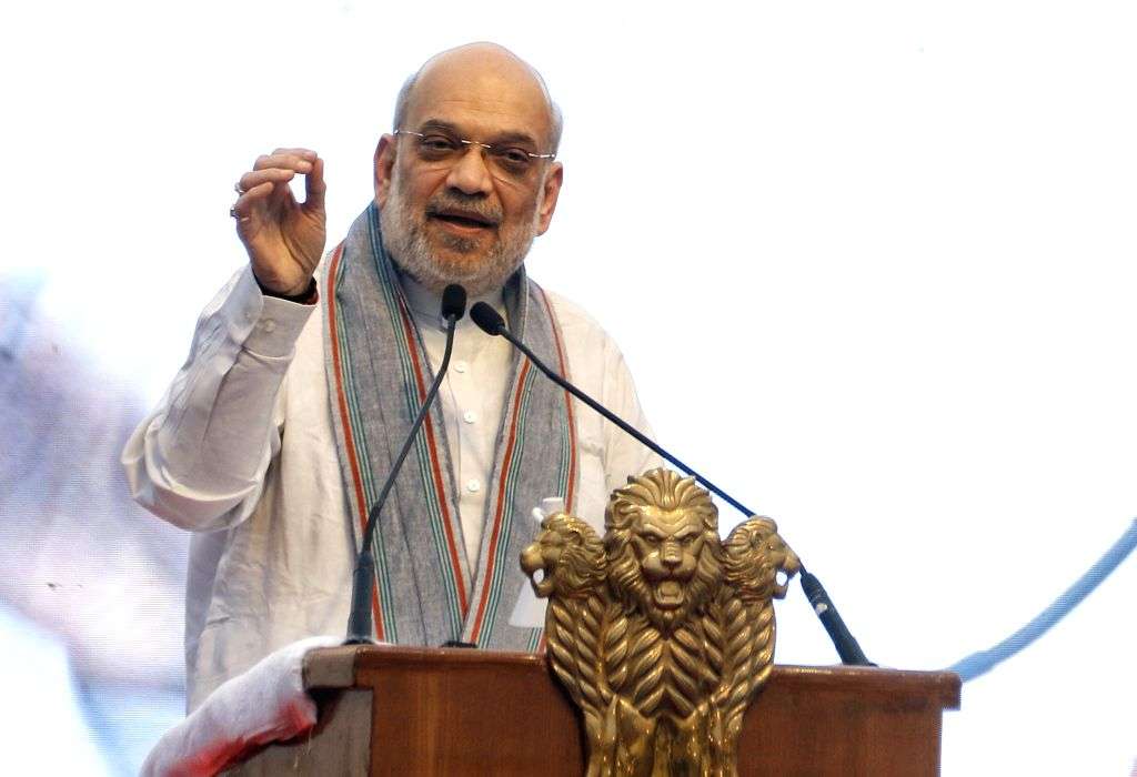 HM Amit Shah attends the celebration of the Foundation Day of Gujarat ...