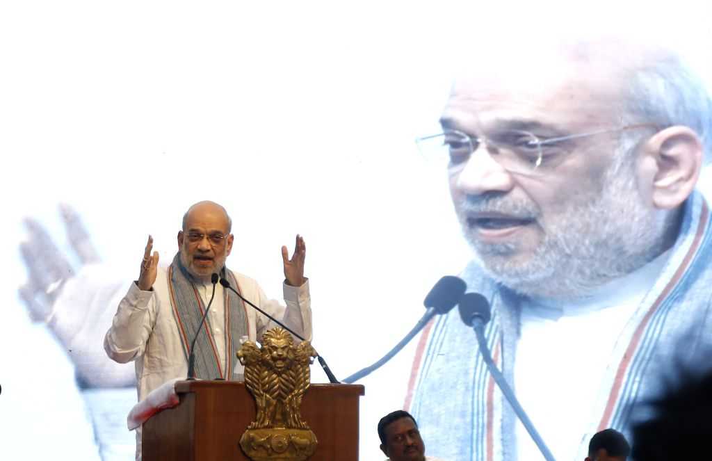 HM Amit Shah attends the celebration of the Foundation Day of Gujarat ...