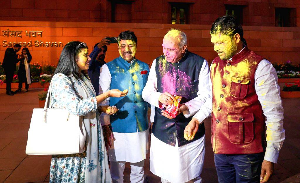 Holi Celebrations at Parliament